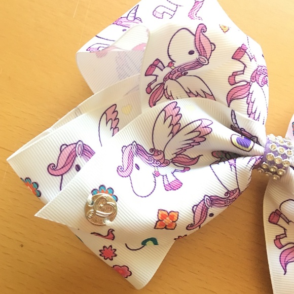 JoJo Siwa | Accessories | Jojo Siwa Unicorn Print Big Bow | Poshmark
